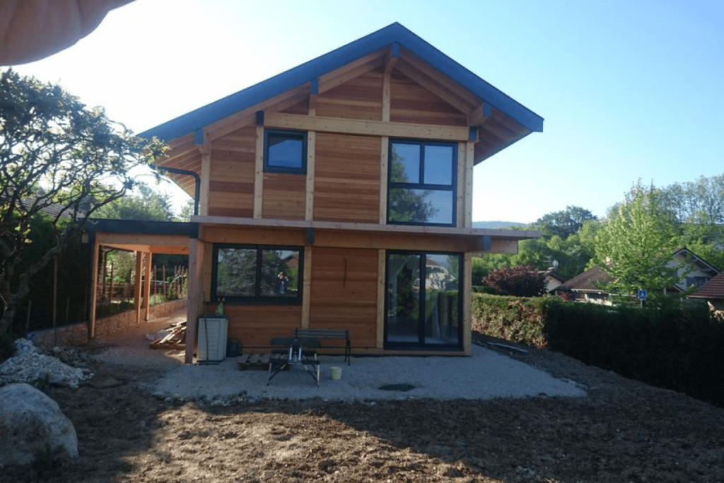 Construction poteau poute sur Seynod - Vision Bois - Construction ...